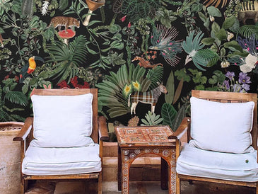 Brasil Tropical Design Bedroom Wallpaper by Life n Colors