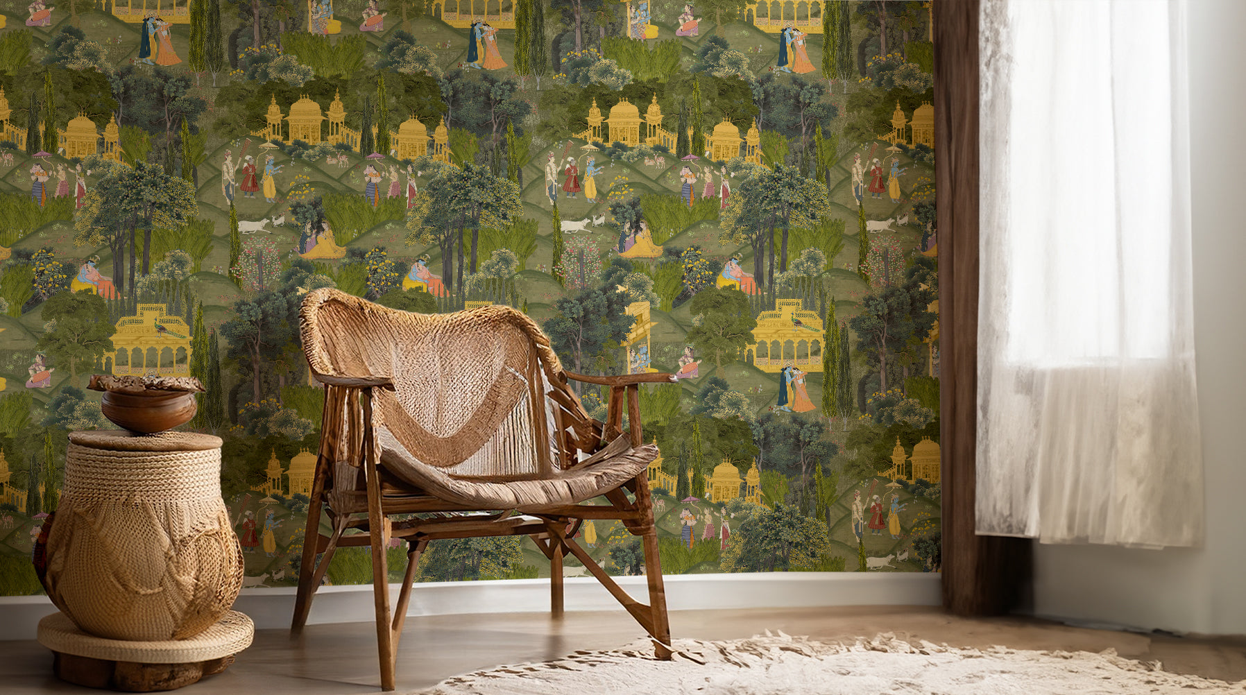 Suneherii's Ultra-Luxury Indian Wallpaper Designs: Elegance and Opulen ...
