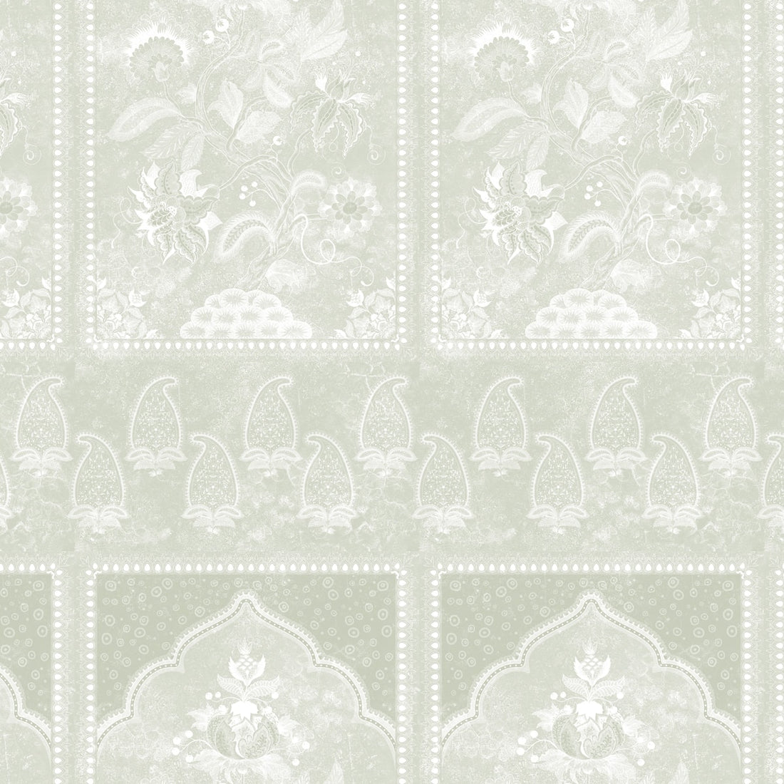 Dareecha, an Indian Design Wallpaper for Rooms, Green | lifencolors ...