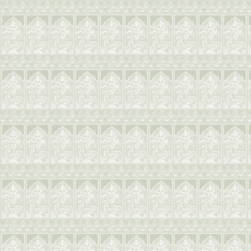 Dareecha, an Indian Design Wallpaper for Rooms, Green | lifencolors ...