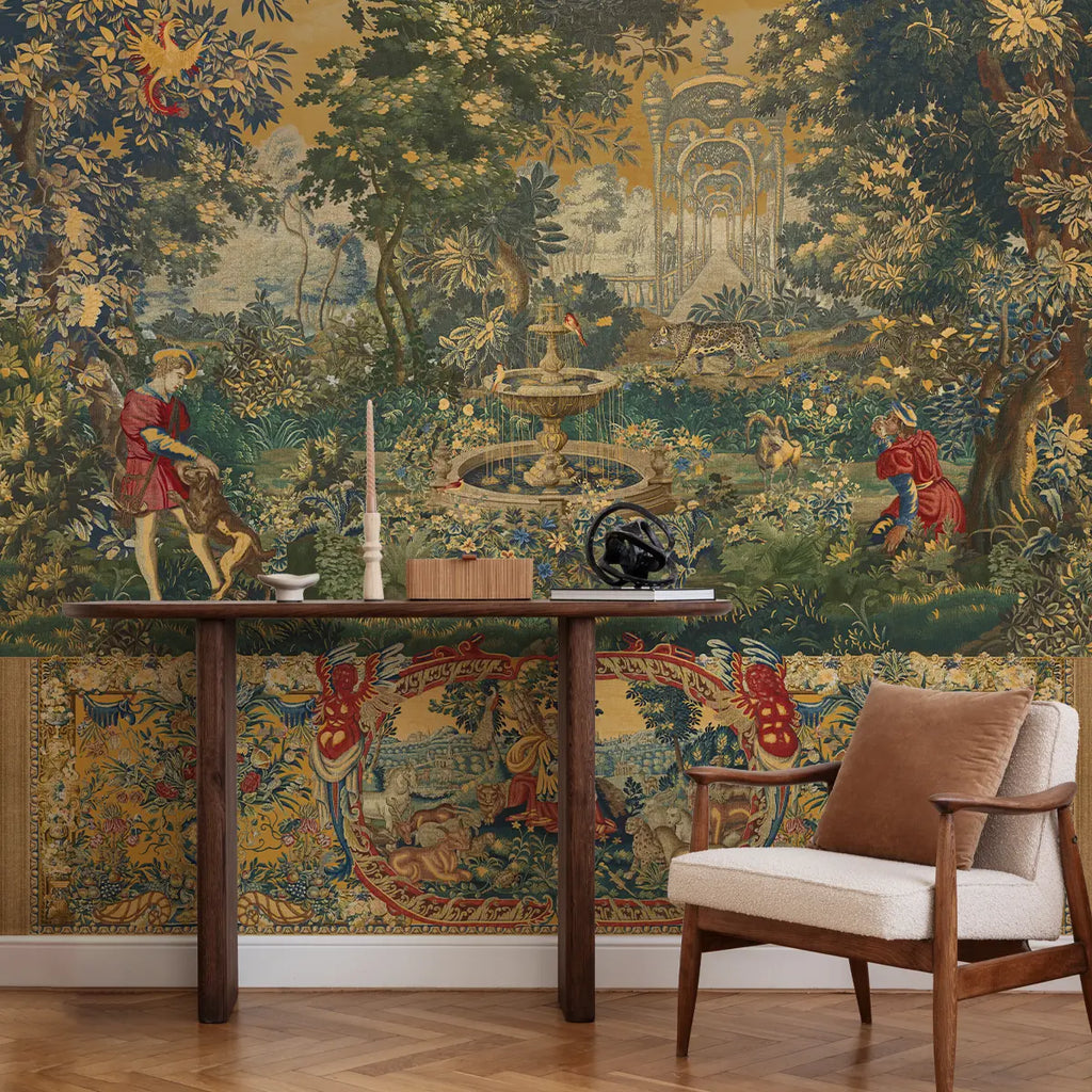 The Midas Touch European Tapestry Wallpaper for Walls | Life n Colors