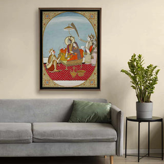 Shri Ram Parivar Indian Painting Frameless Digital Art Print | Life n ...
