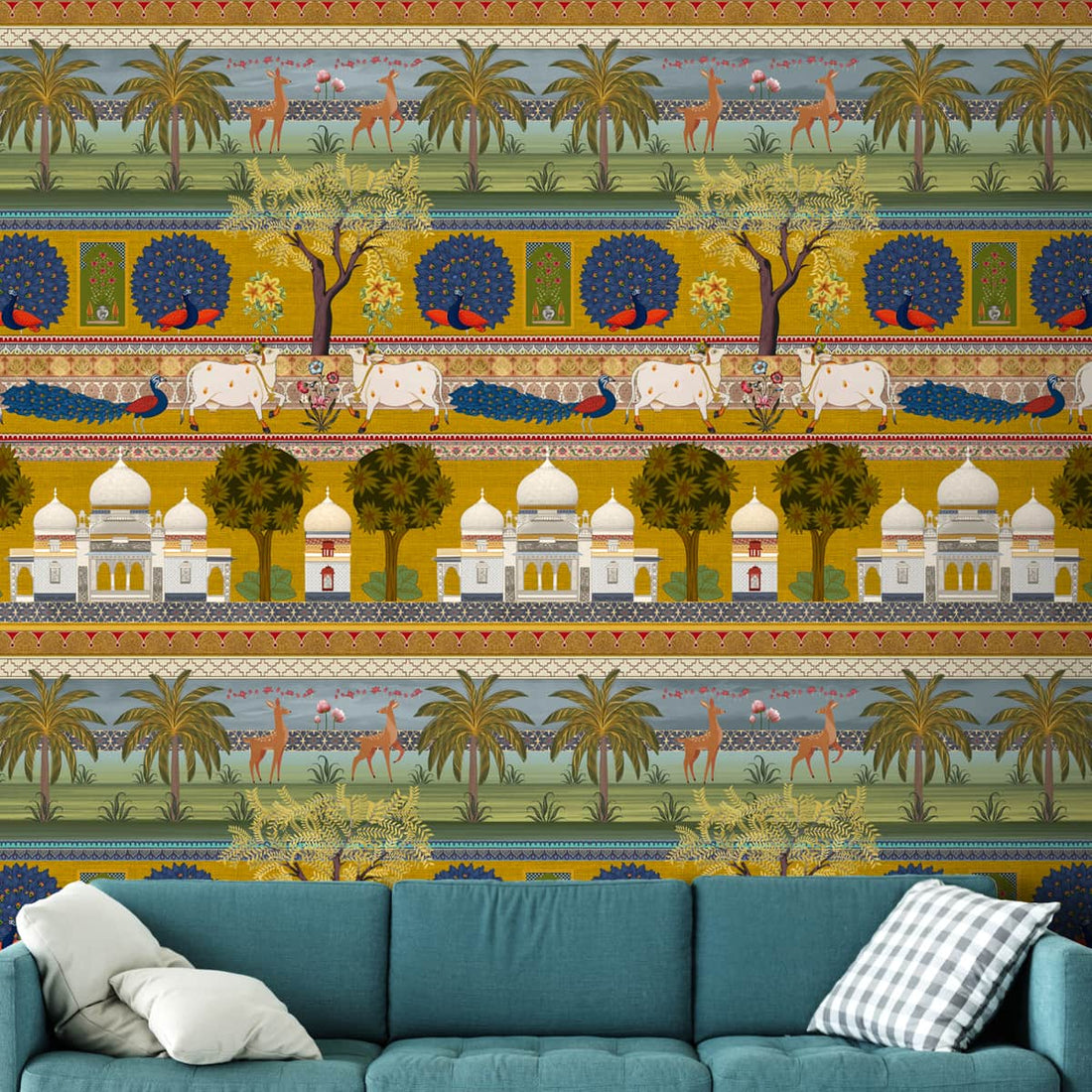 Bageecha- Indian Garden Wallpaper | Life n Colors