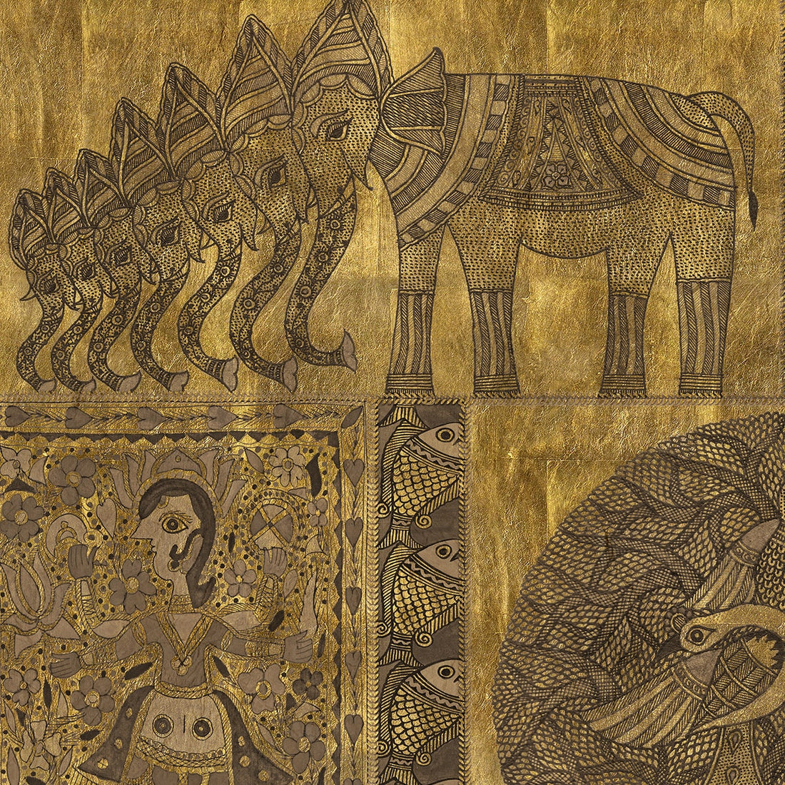 Geet: Madhubani's Artistic Brilliance | Life n Colors | Gold