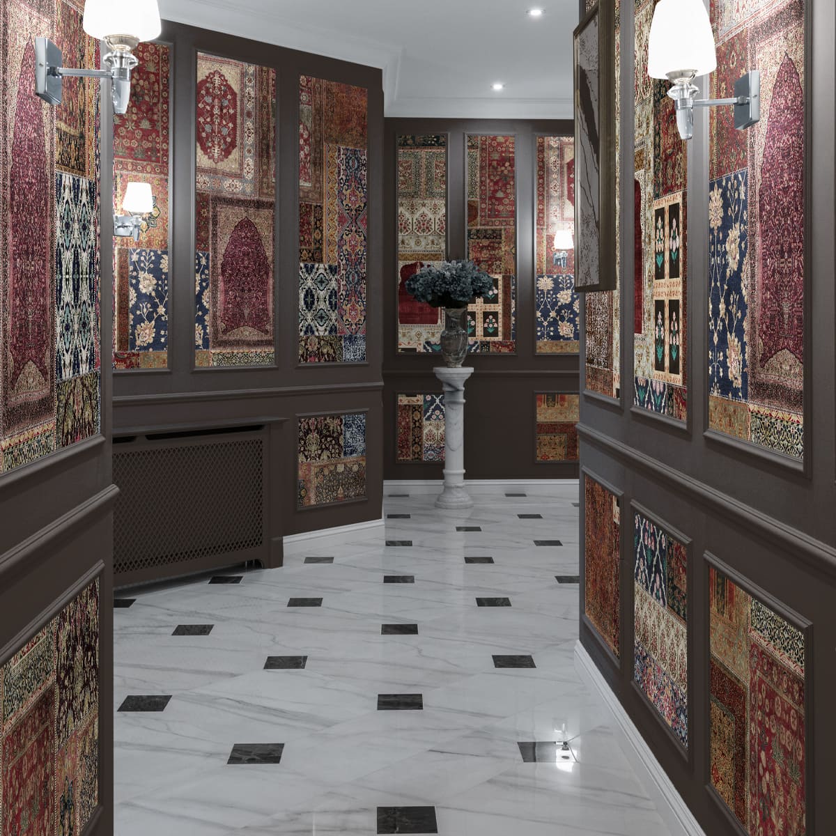 Buy Aalishan Exquisite Indian Carpet Design Wallpaper for Rooms – Life ...