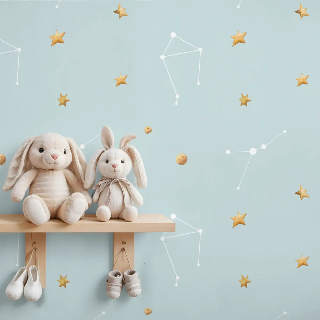 Enchanted Skies Kids Room Wallpaper | Life n Colors