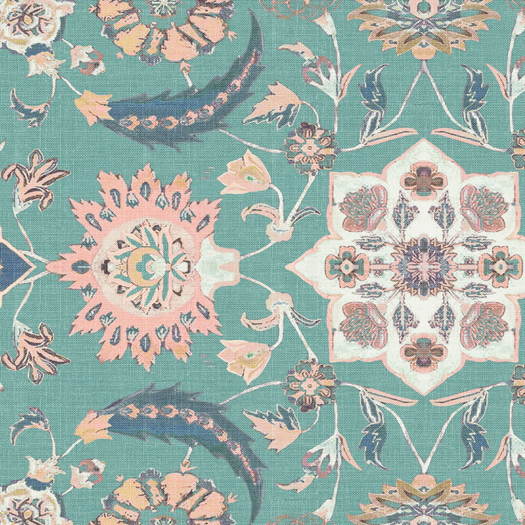 Khumar Indian Wallpaper Roll in Light Blue Color | Life n Colors
