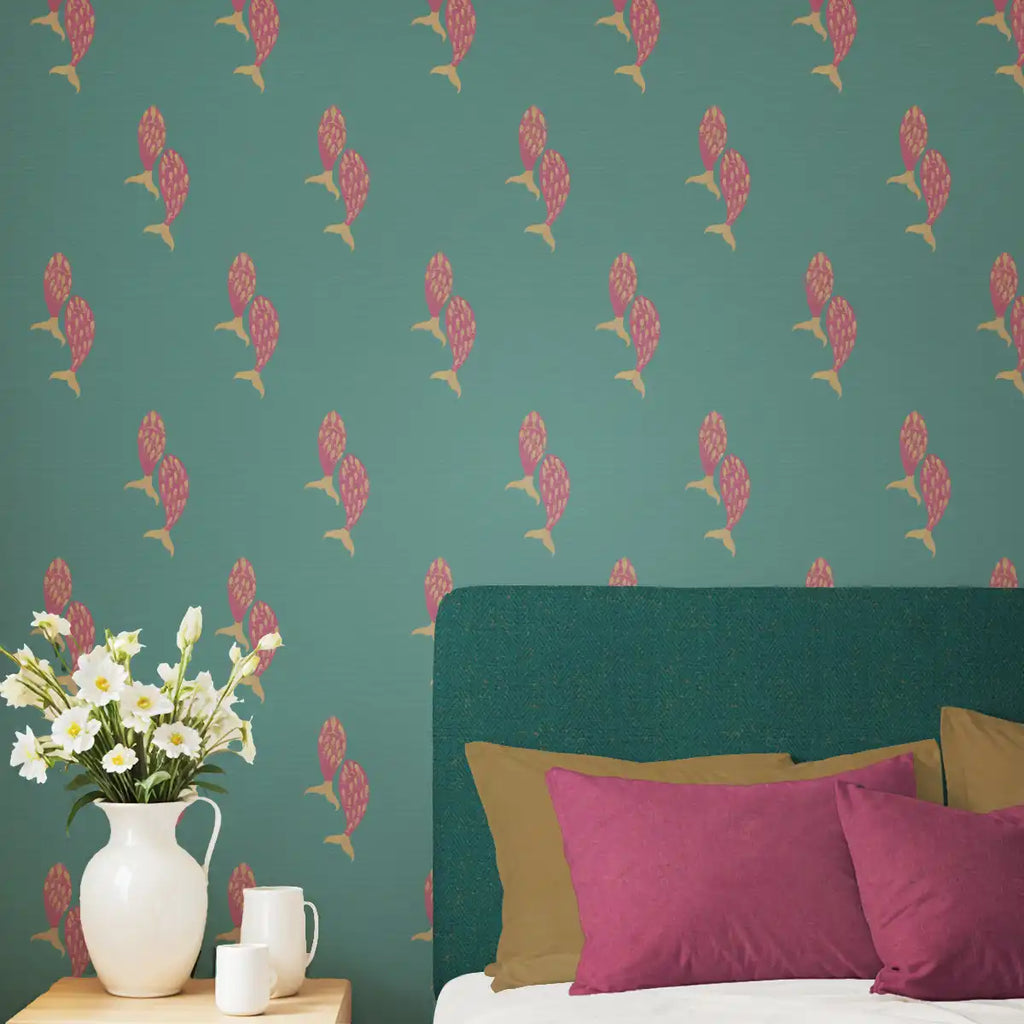 Meen Indian Wallpaper Roll in Beige Color | Lifencolors – Life n Colors