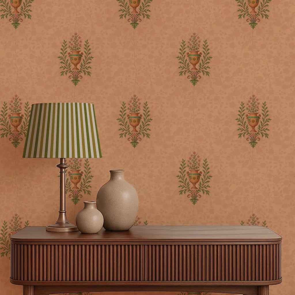 Sahira European Vintage Theme Roll Wallpaper | Life n Colors