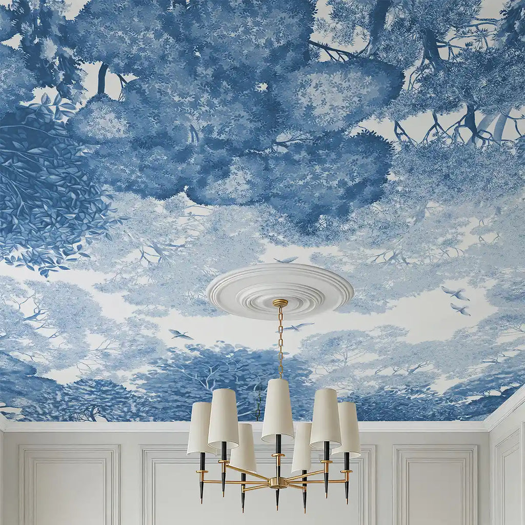 The Forest Nest Nature Theme Ceiling Wallpaper | Life n Colors