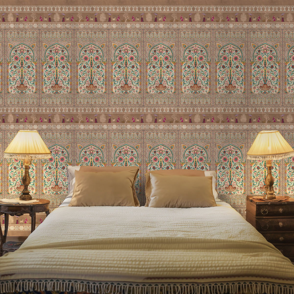 Indian Wallpapers for Walls | Traditional Designs – Life n Colors