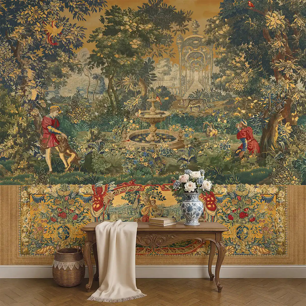 The Midas Touch European Tapestry Wallpaper for Walls | Life n Colors