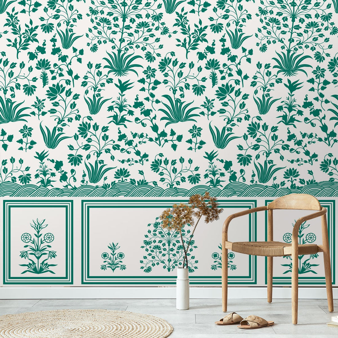 Roop Mahal, Vintage Wallpaper Design | Life n Colors