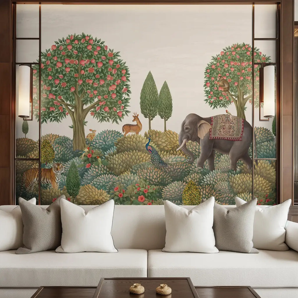 Rajasi Van, Indian Customised Wallpaper for Walls | Life n Colors