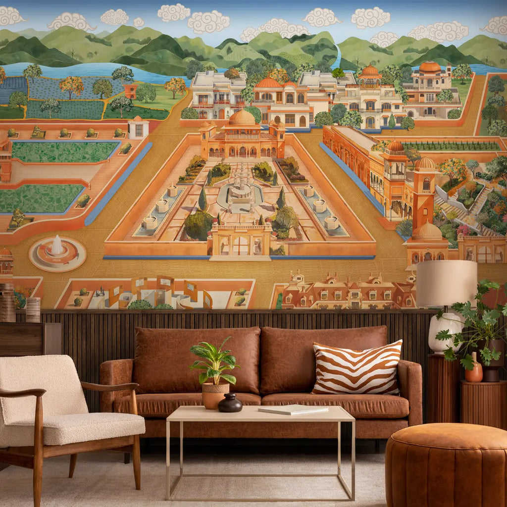 Buy Takshilla Ethnic India Scenic Wallpaper Online on Lifencolors ...