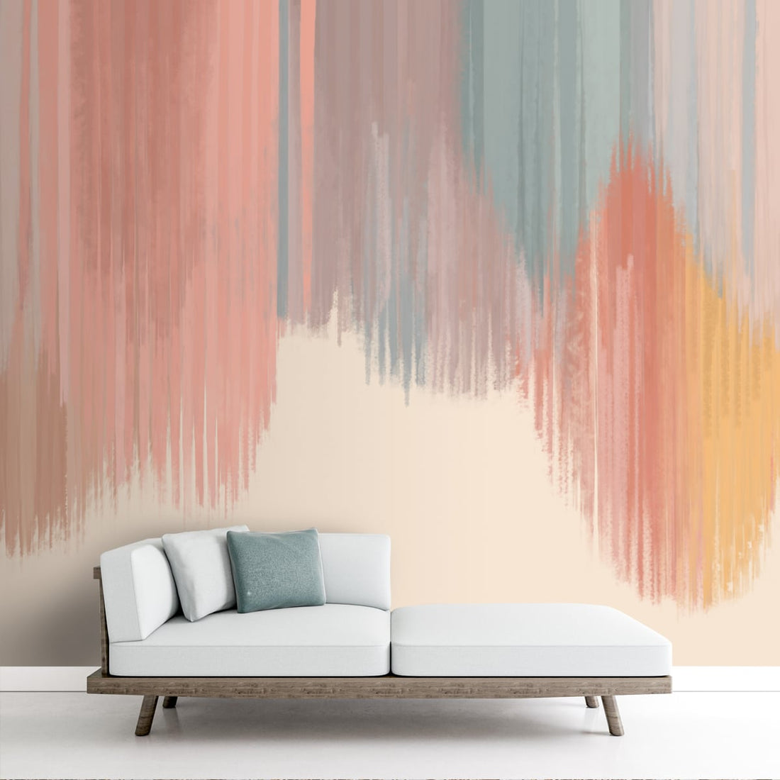 Paint Stroke Pattern Wallpaper for Walls | lifencolors – Life n Colors