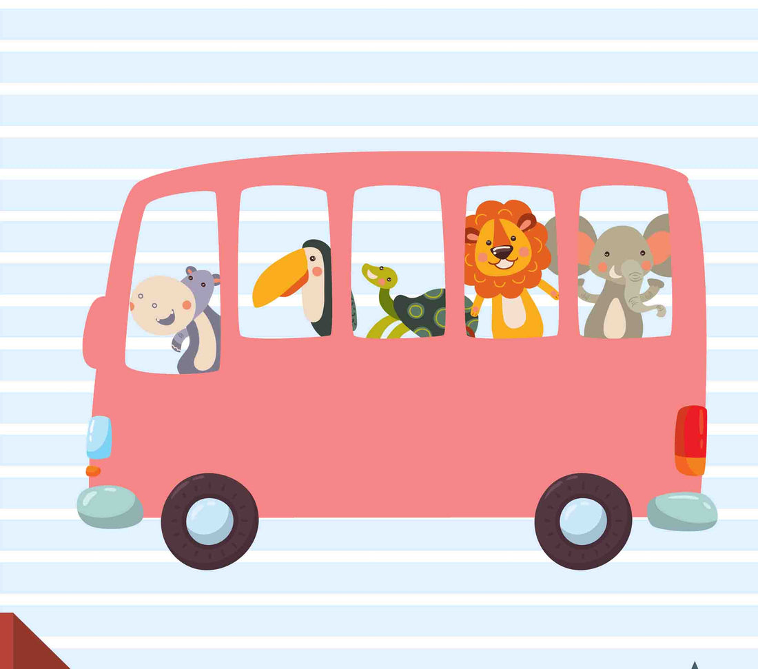 Animals Driving Cars and Planes Personalise Wallpaper | Life n Colors