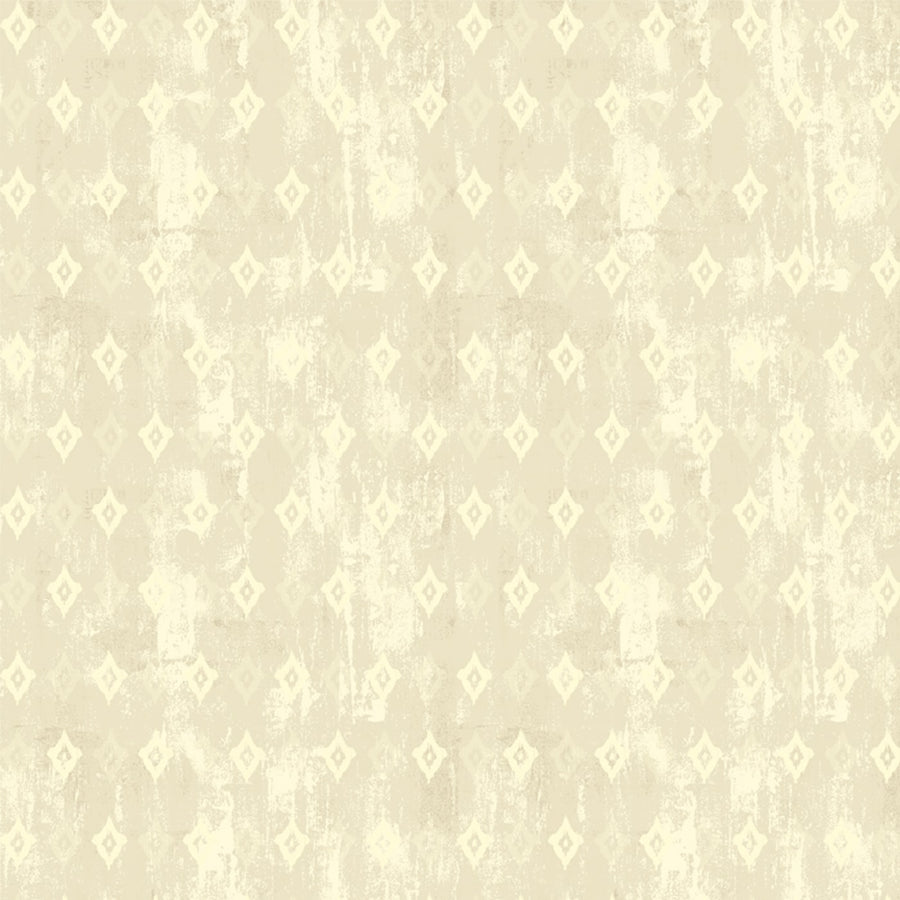 Yellow Beige Indian Ikkat Wallpaper | Life n Colors