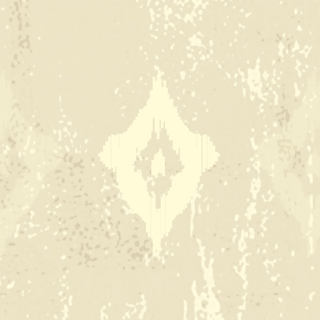 Yellow Beige Indian Ikkat Wallpaper | Life n Colors