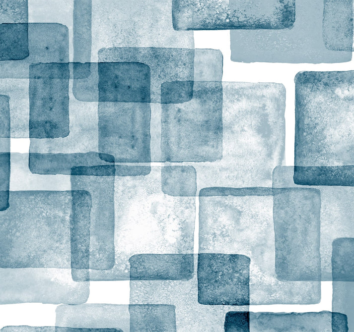 Blue and White Abstract Square Blocks Wallpaper | lifencolors – Life n ...