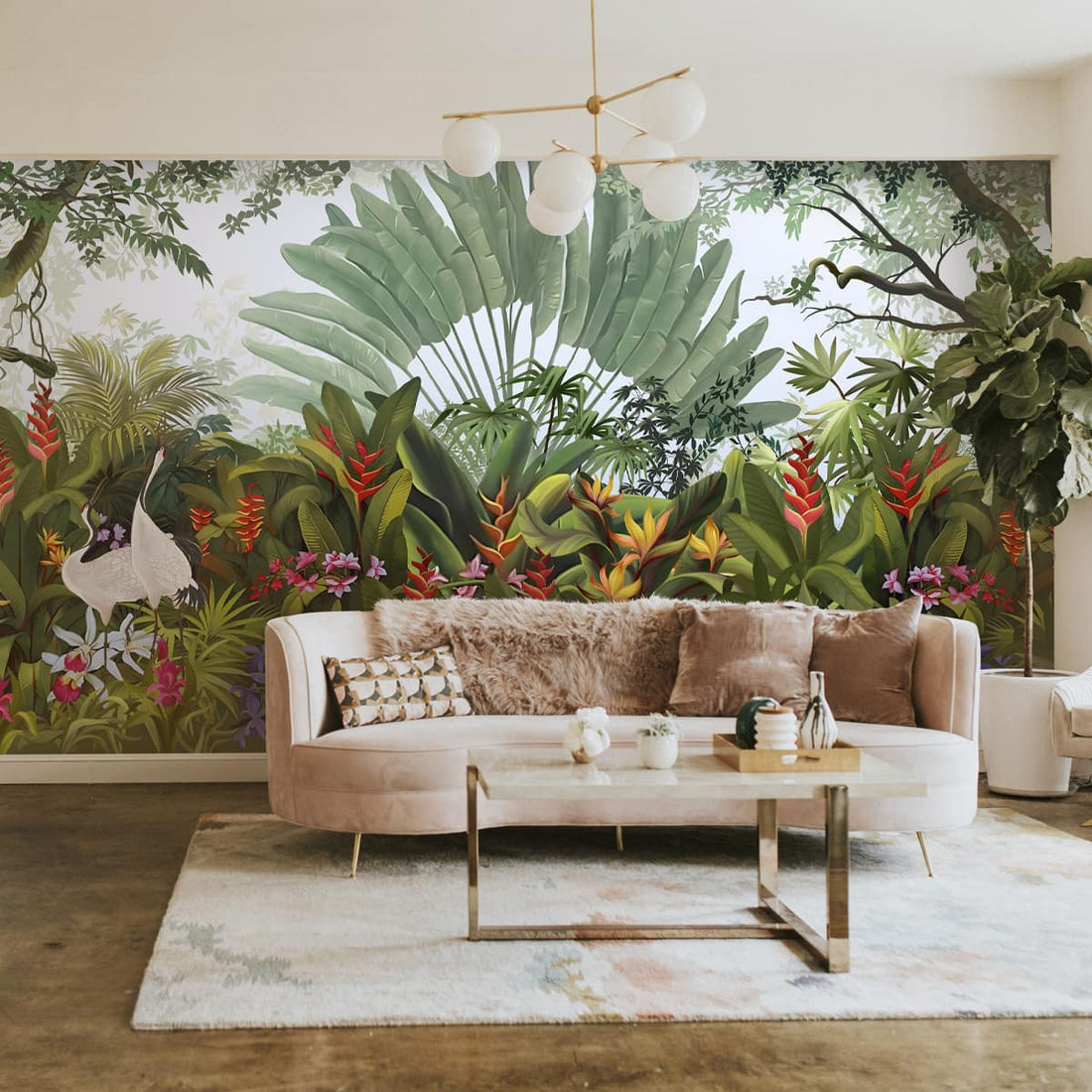 Buy Island Breeze Tropical Design Wallpaper Online at Life n Colors