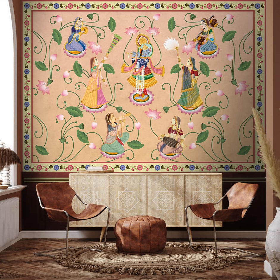 Pichwai Indian Wallpapers for Walls – Life n Colors