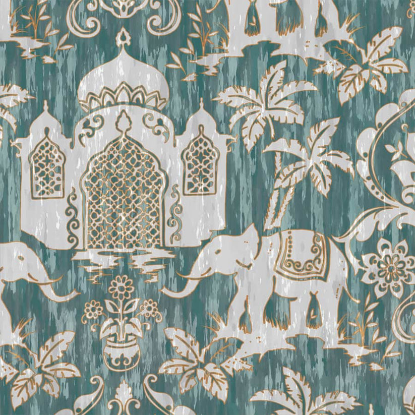 Elephants Theme Wallpaper, Repeat Pattern – Life n Colors