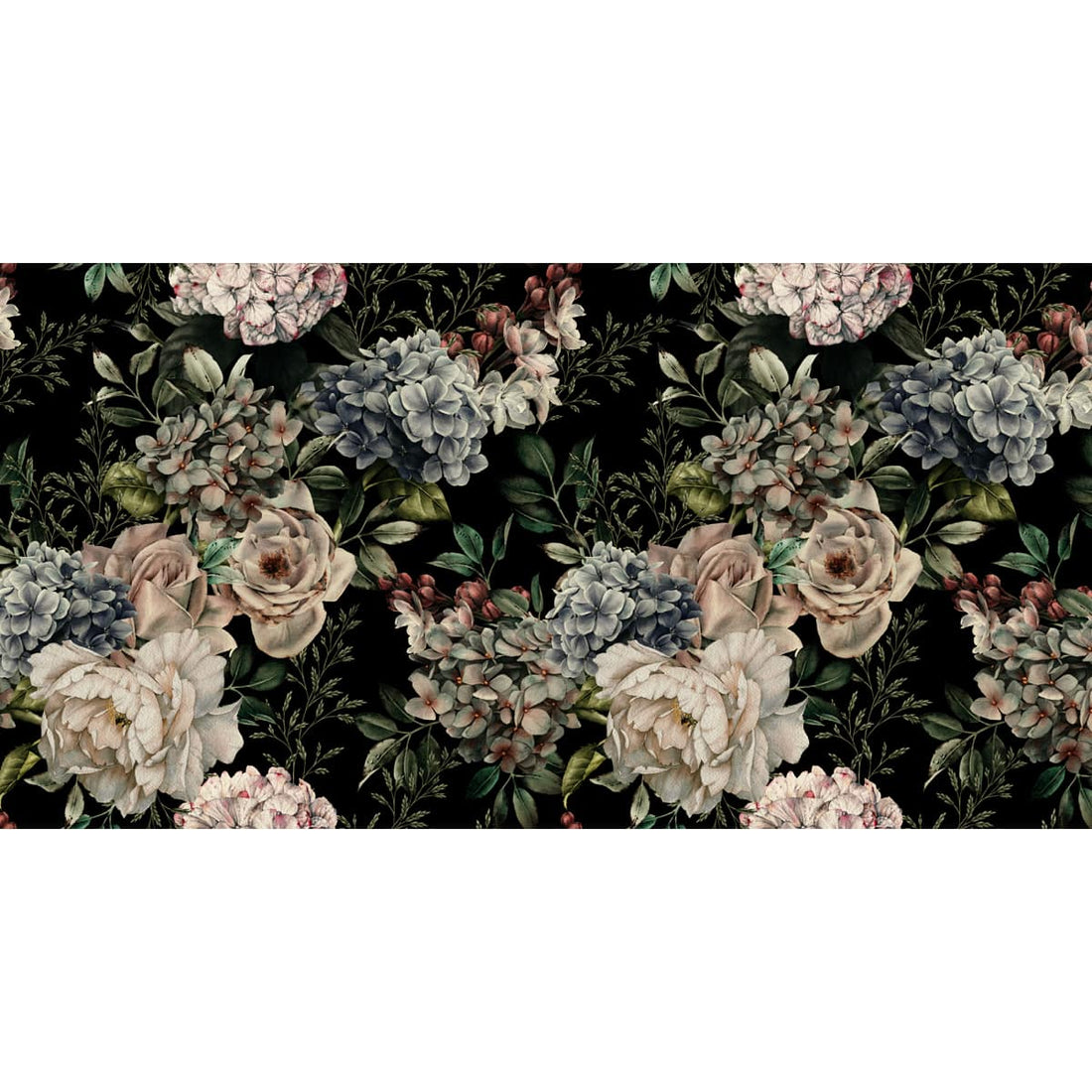 Dense Floral Wall Pattern, Customised Wallpaper | lifencolors – Life n ...
