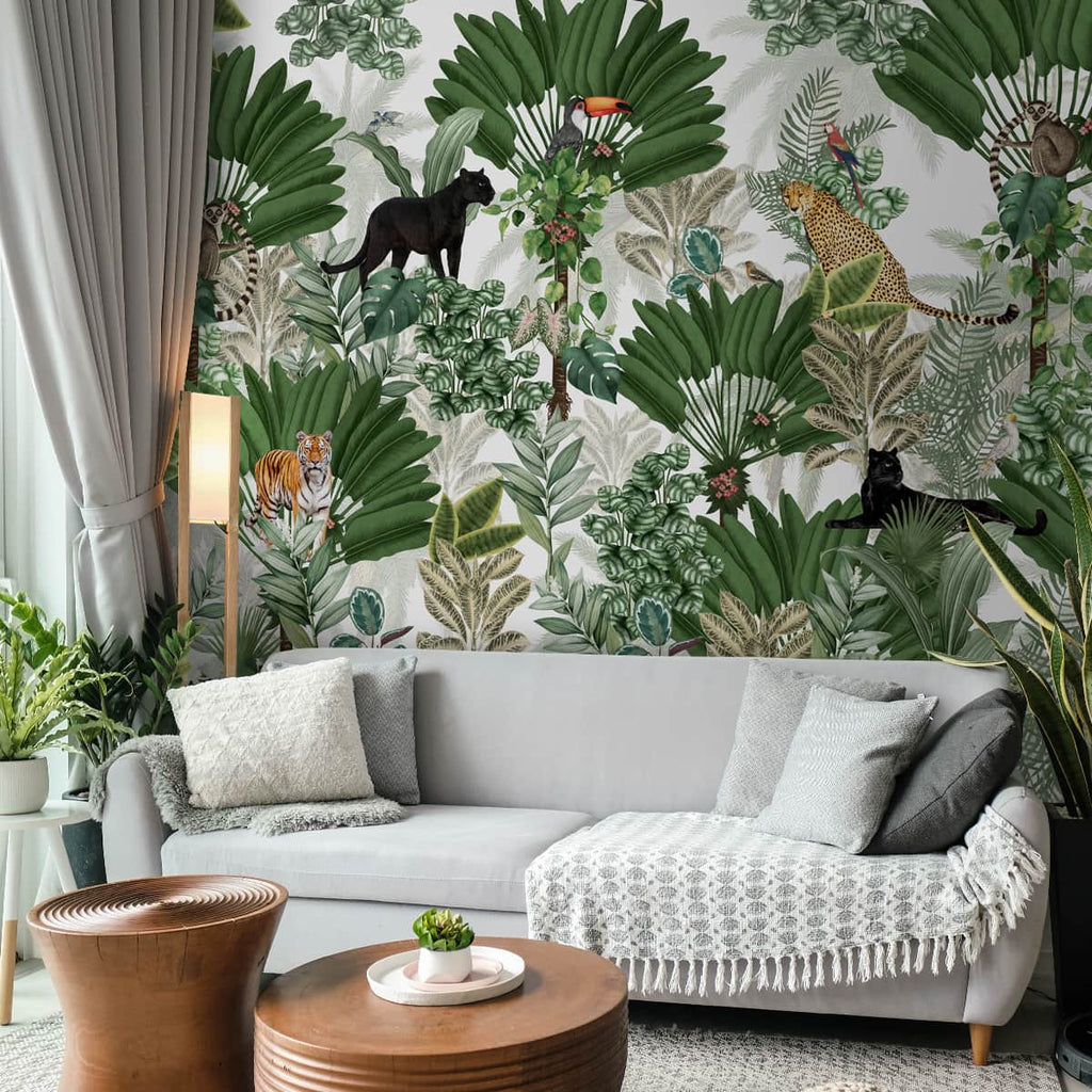 Tropical Tales Deep Forest Wallpaper | Life n Colors