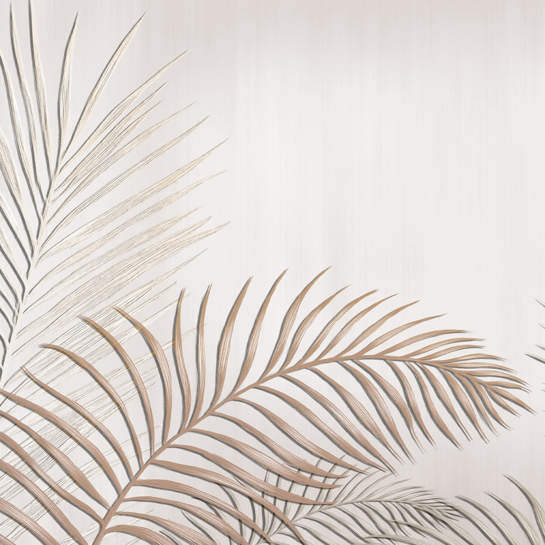 Tropical Leaves in Subtle Background Wallpaper Design | Life n Colors